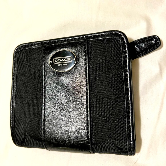 Coach | Bags | Small Black Coach Wallet | Poshmark